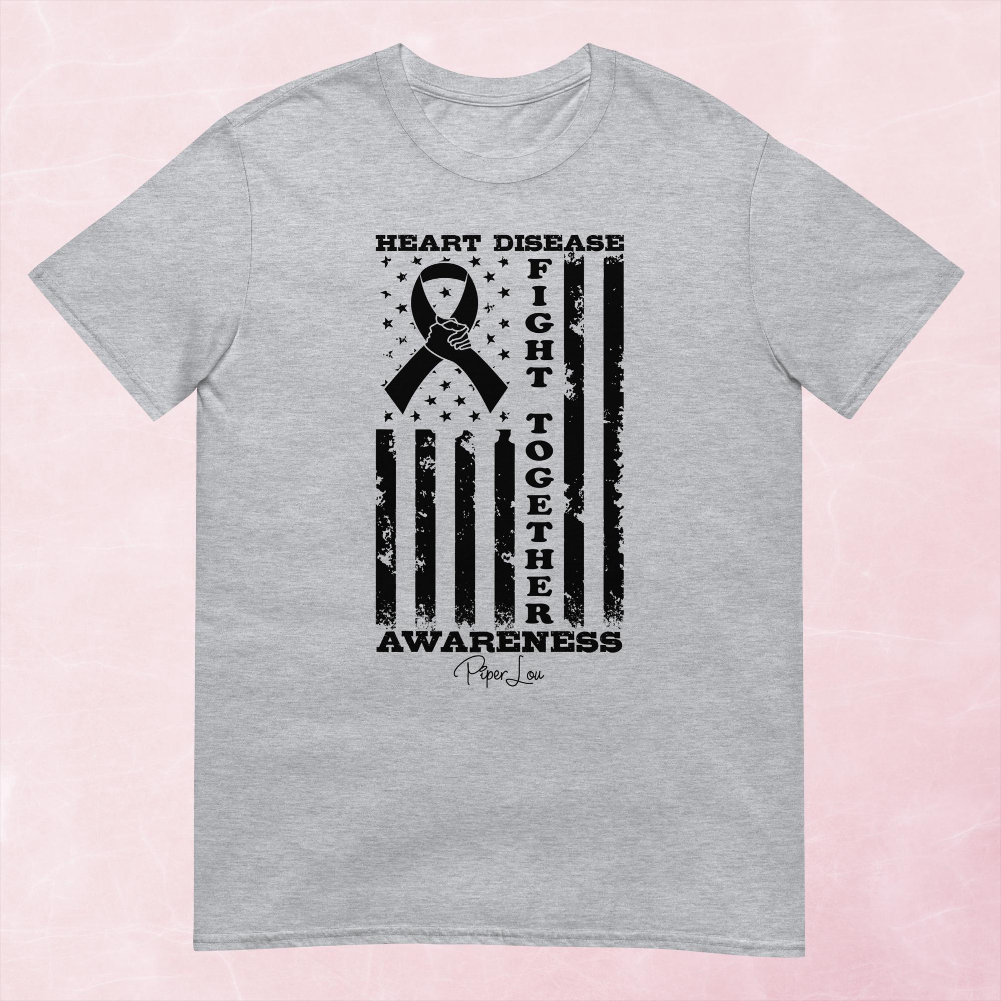 Fight Flag Heart Disease Graphic Tee – Piper Lou Collection