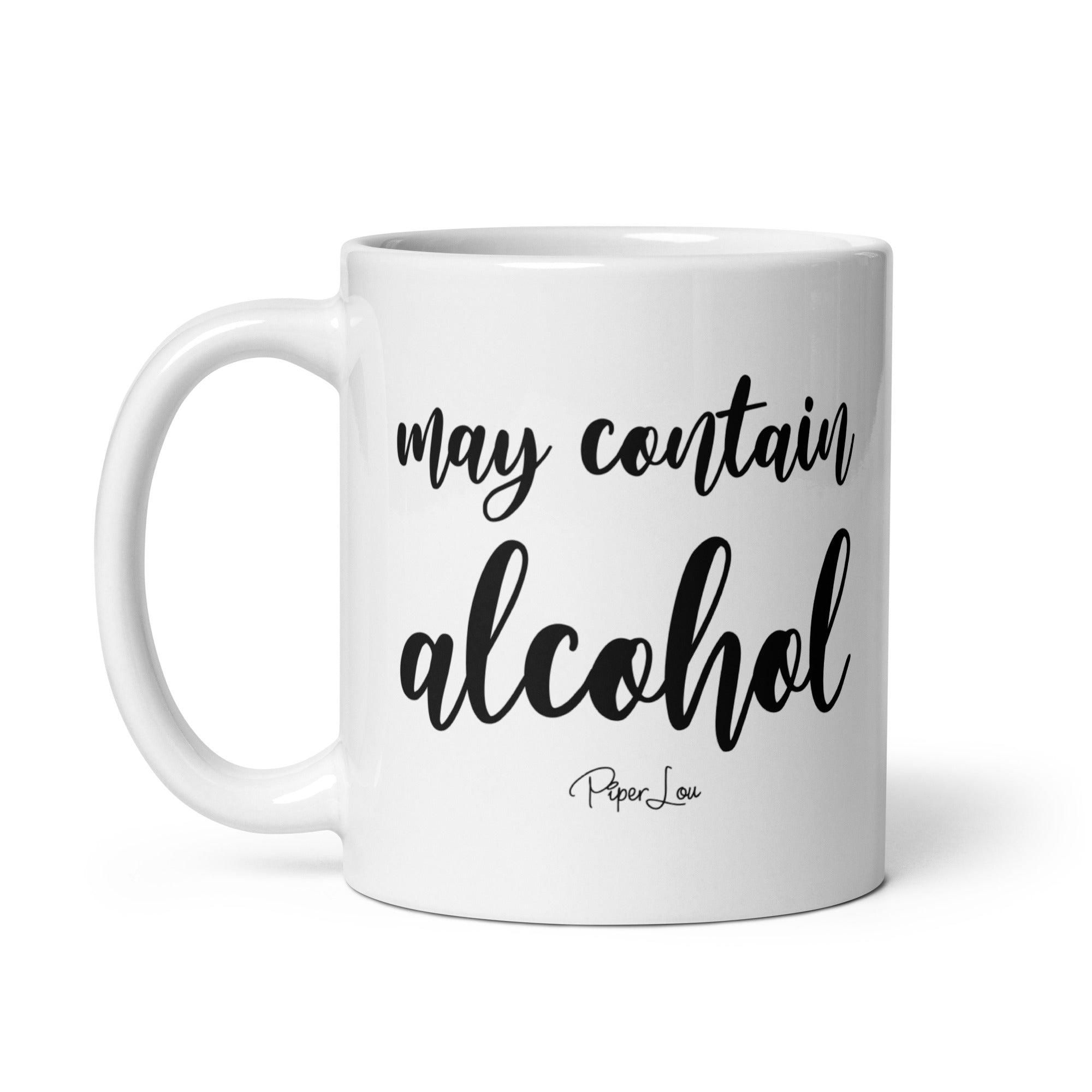 May Contain Alcohol Ceramic Coffee Mug – Piper Lou Collection
