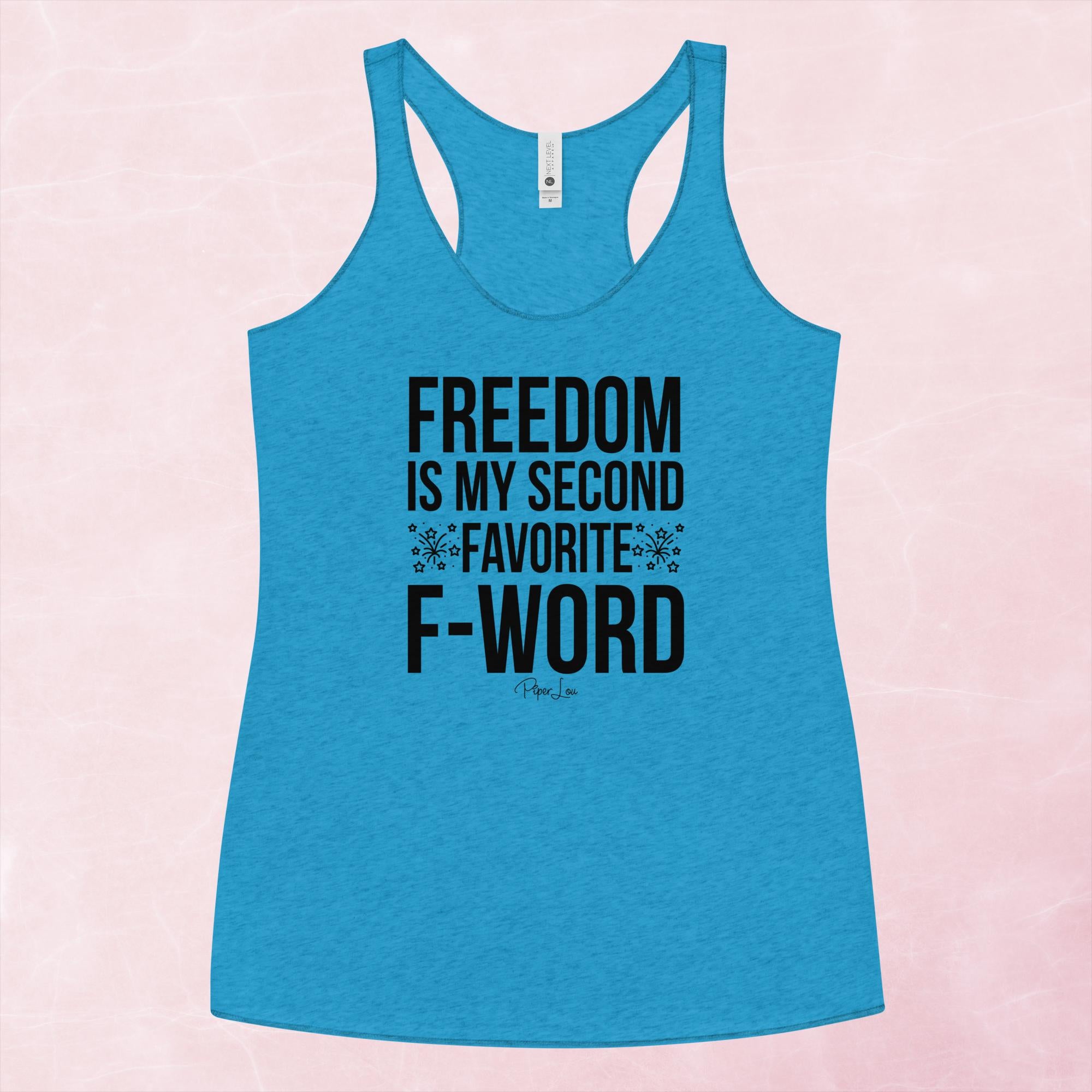 Freedom Is My Second Favorite F Word Graphic Tank Top – Piper Lou ...